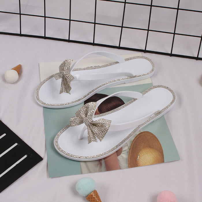 Gem Bow Sandals – Outfit Made