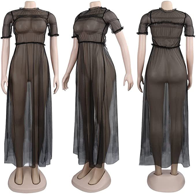 Clear Through Blouse Dress – Outfit Made