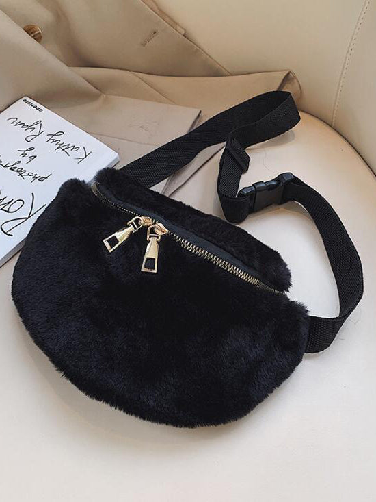 Michelle Faux Fur Bum Bag – Outfit Made
